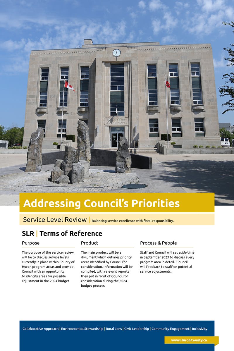 Service Level Review | Huron County Connects