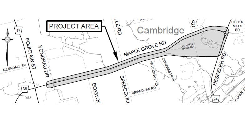 Cambridge - Maple Grove Road Improvements | EngageWR